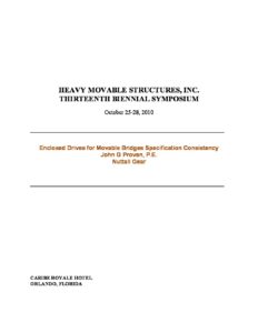 63 Heavy Movable Structures