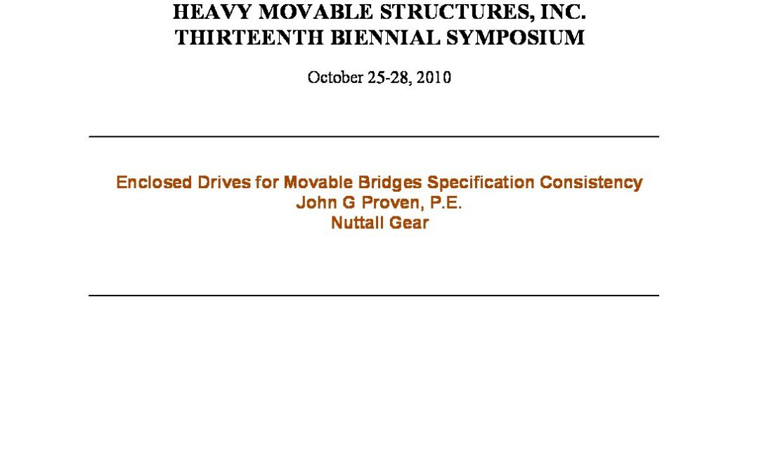 63 Heavy Movable Structures