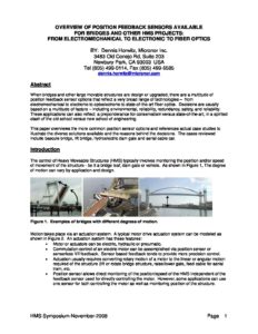 Overview-of-Position-Feedback-Sensors - Heavy Movable Structures