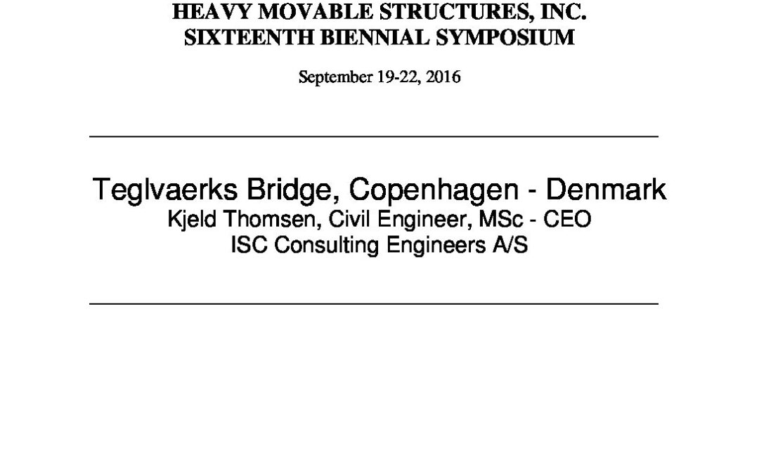 Teglavaerks-Bridge-Copenhagen-Denmark - Heavy Movable Structures