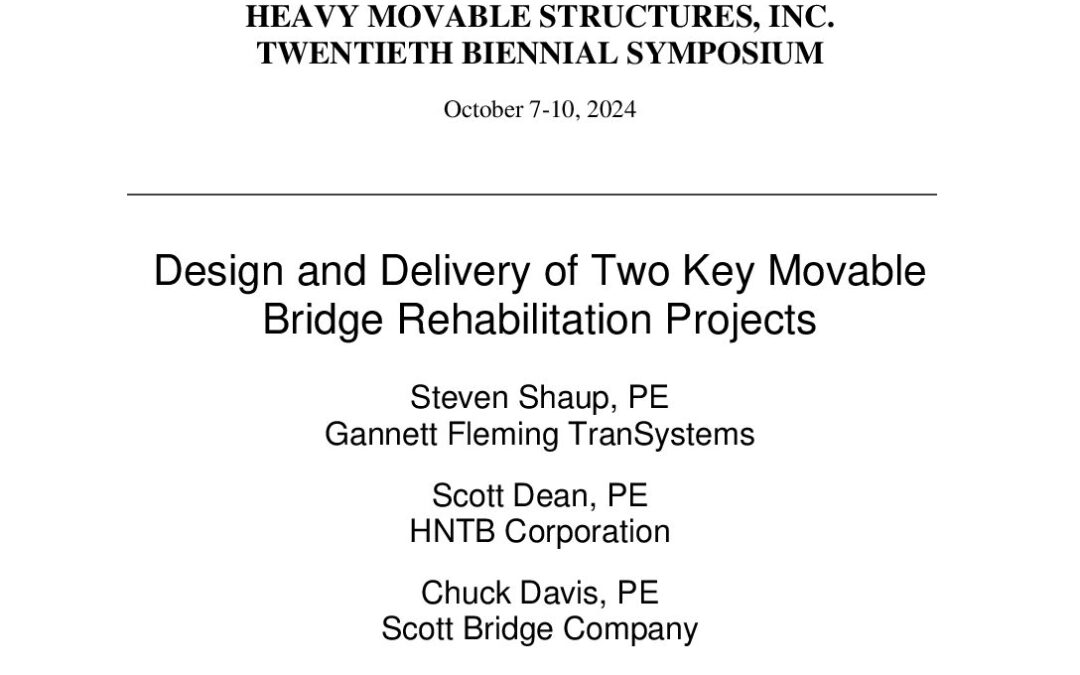 Brightline Design and Delivery of Two Key Movable Bridge Rehabilitation ...