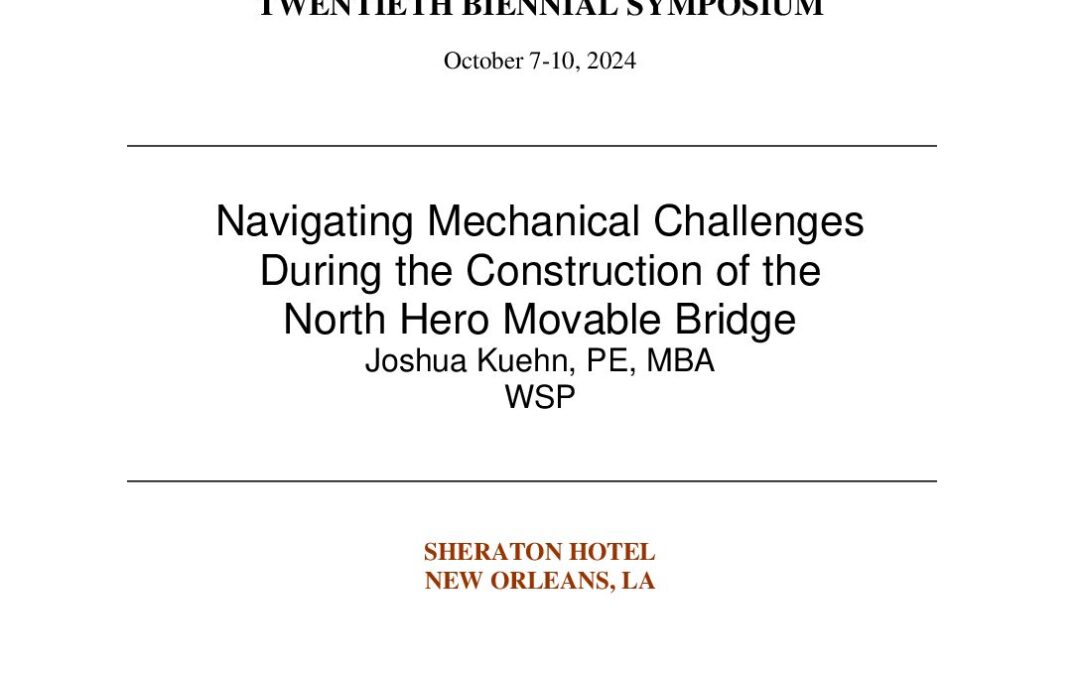 Navigating Mechanical Challenges During the Construction of the North ...